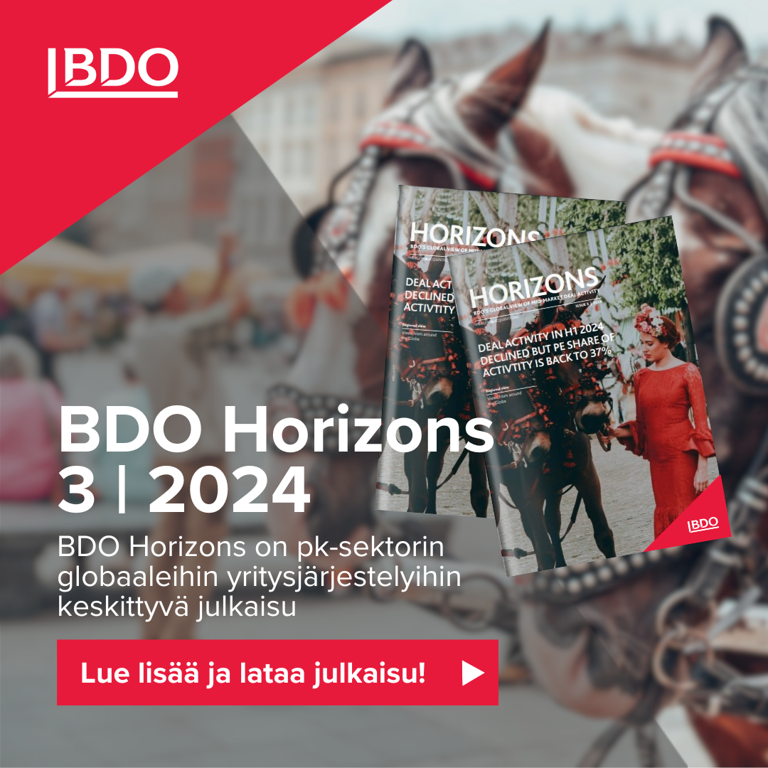 BDO Horizons -yrityskauppakatsaus 3 | 2024 - BDO